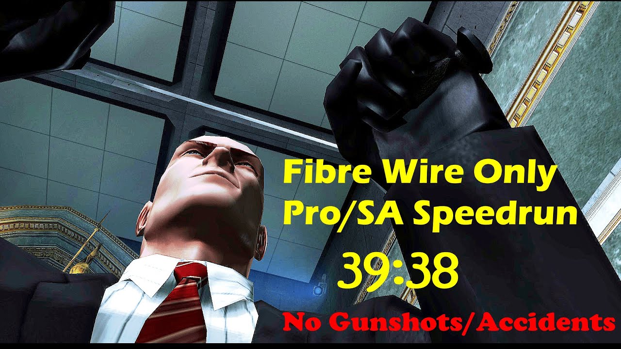 Hitman: Blood Money Fibre Wire Only Pro/SA Speedrun- (39:38) Single ...