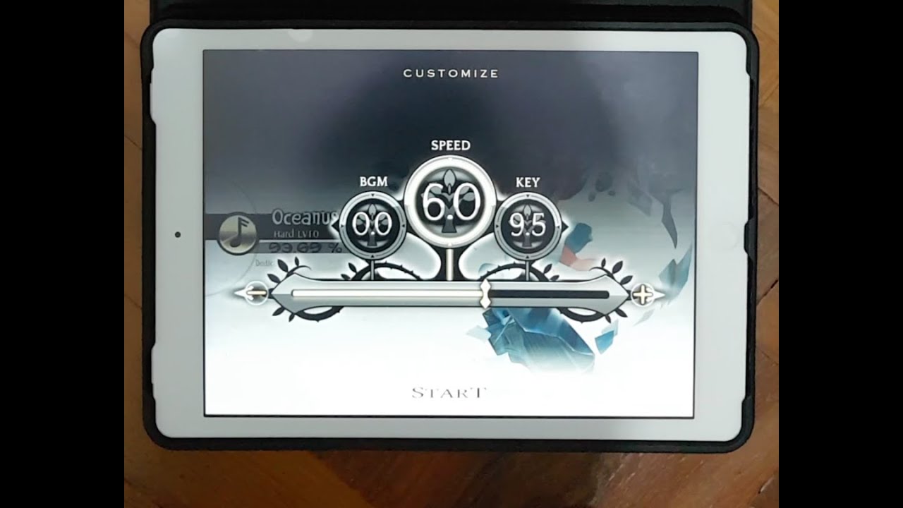 Deemo 2.4 Oceanus (Hard LVL 10) NO BGM! (0 BGM 9.5 Key sound). ;_; beautiful - YouTube