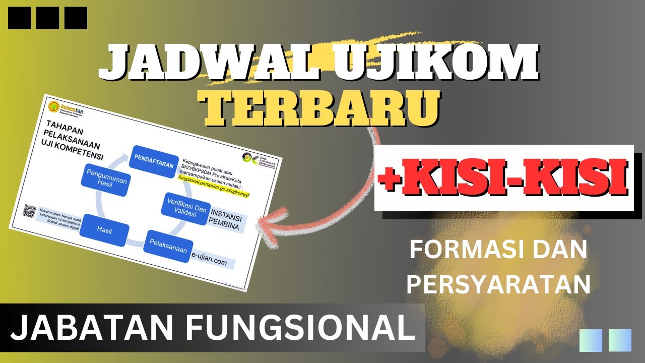 Jadwal Uji Kompetensi Jabatan Fungsional Terbaru dan Kisi-Kisi #ujikom ...