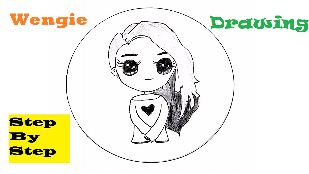 How to draw wengie easy for beginners | Famous youtuber drawing - YouTube