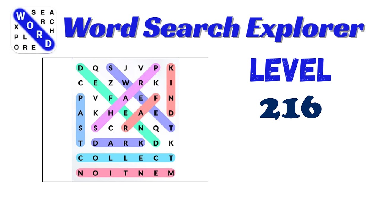 Word Search Explorer Level 216 Answer 🔍 | Step-by-Step Guide | Go ...