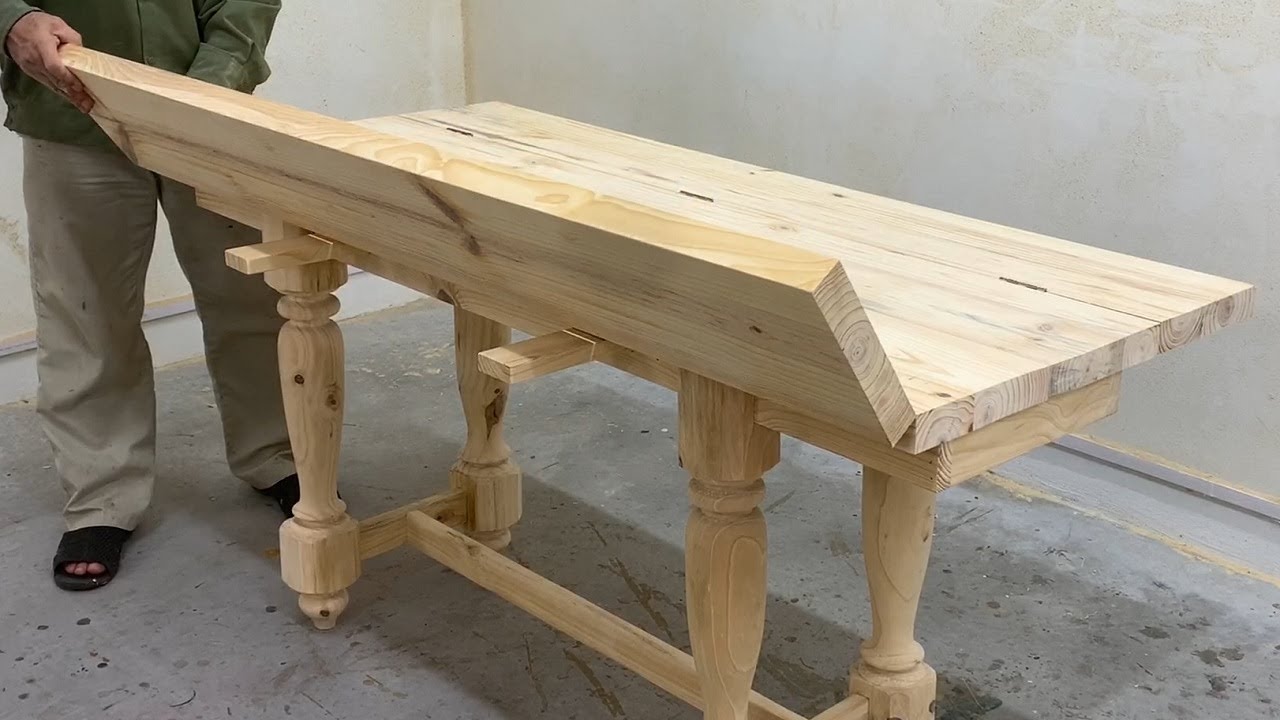 Smart Woodworking Project // Space Saving Furniture With Genius Design ...