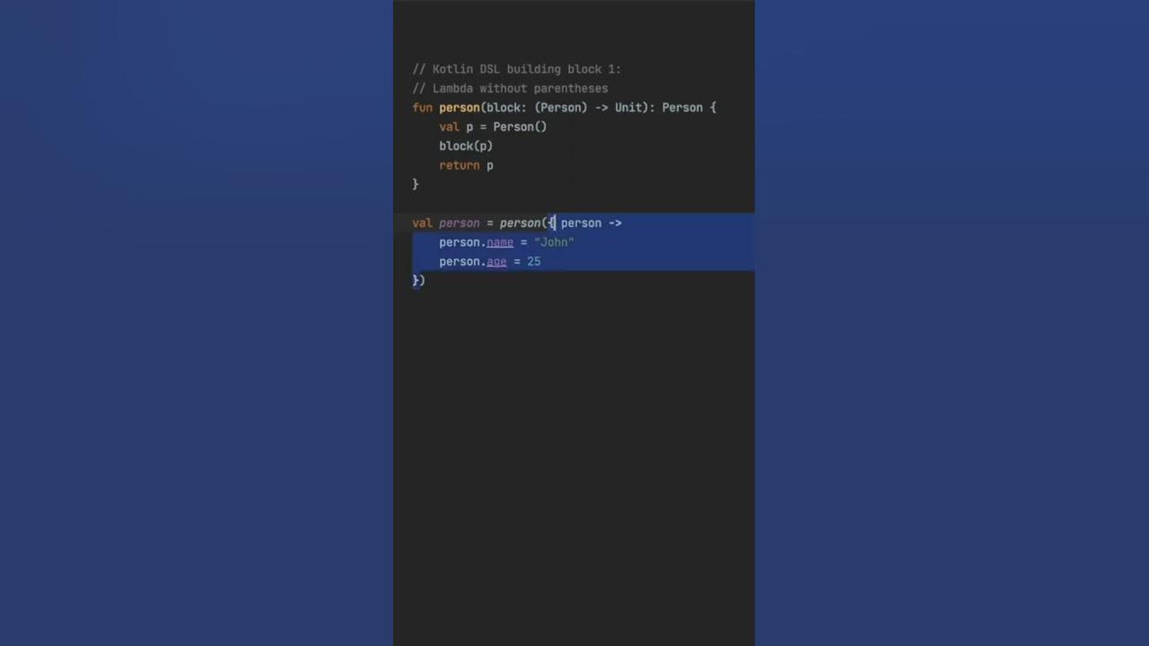 Luke 5 Kotlin DSL part 2 How Kotlin DSL is avoiding parentheses when invoking functions - YouTube
