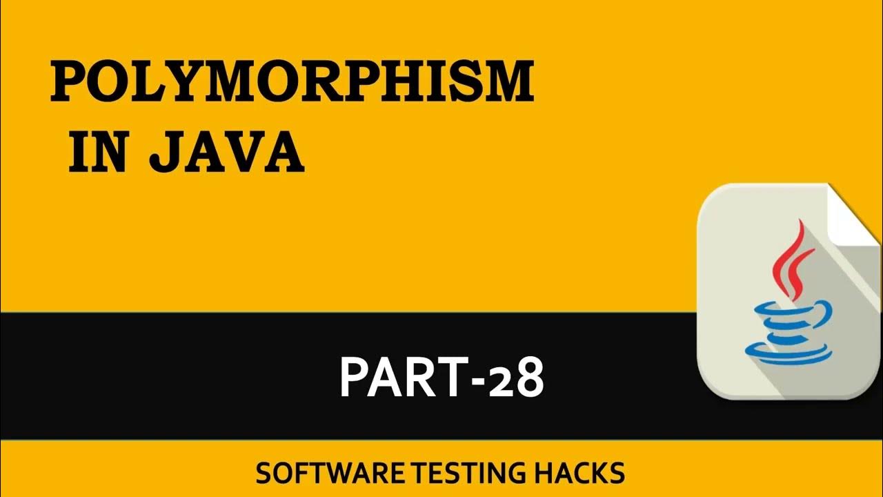 What is Polymorphism in Java? Part 28 - YouTube