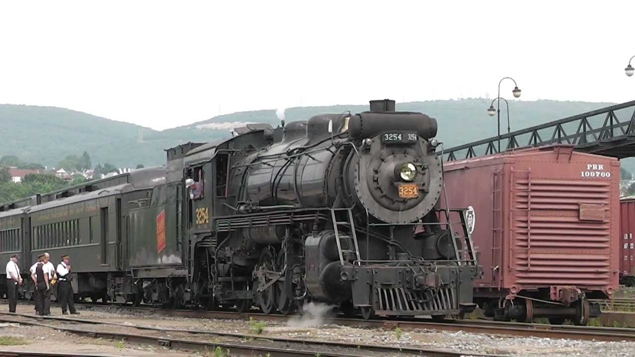 Before the Storm: Steamtown Yard Operations (With CN #3254 and NKP #514 ...