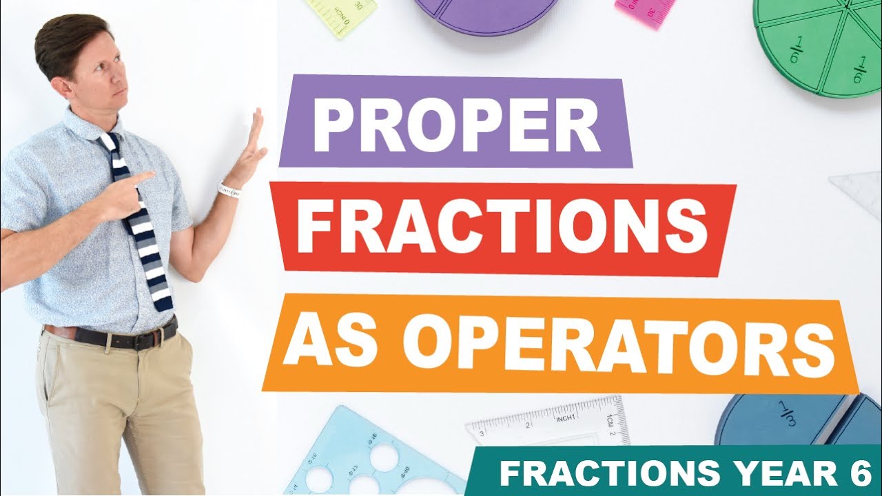 Using proper fractions as operators - YouTube