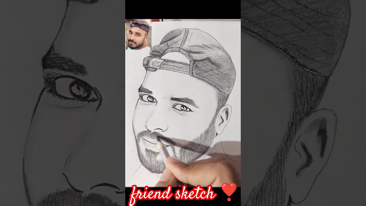 pencil sketch #shorts #art #viral #trending #youtubeshorts #sketch # ...
