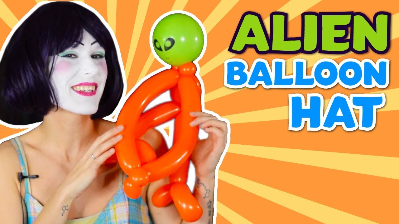 How to Make an Alien Balloon Hat by Aneya Marie - YouTube