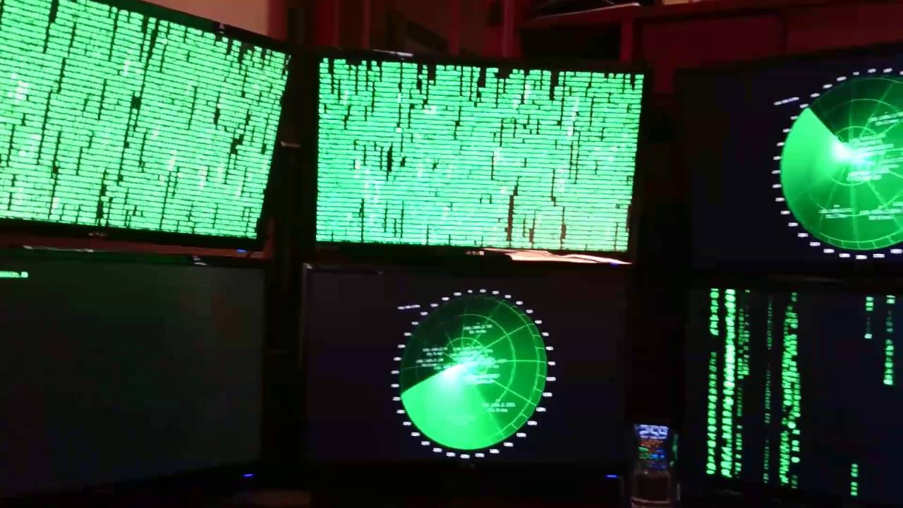 Arch Linux Hydra in screensaver mode. - YouTube