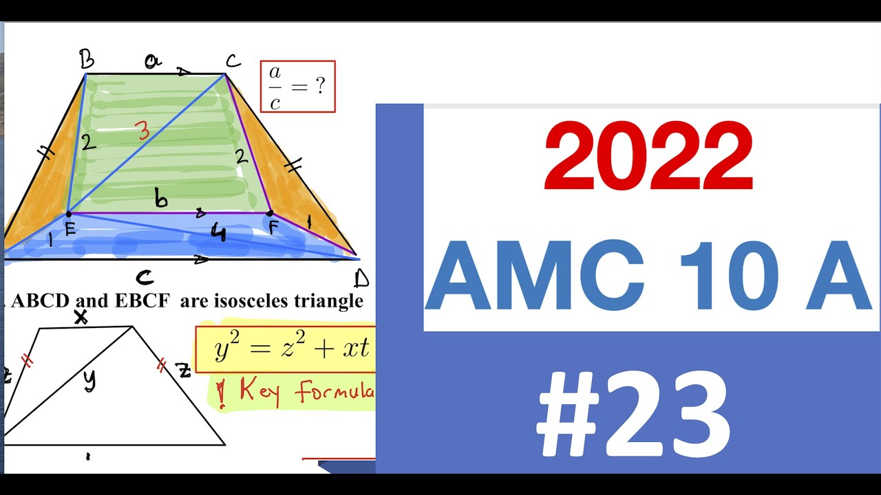2022 AMC 10 A Problem 23 12 A Problem 20 - YouTube