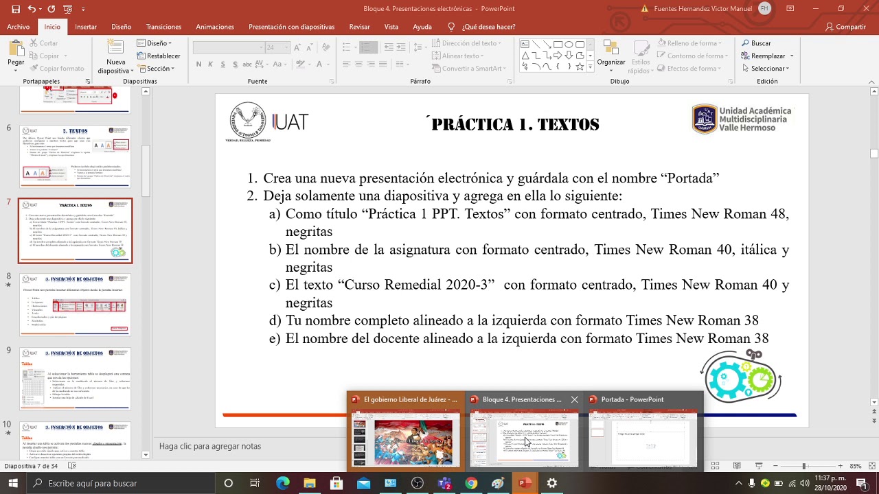 Práctica 1 Power Point - YouTube