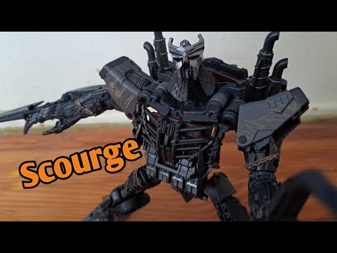 transformers ss 101 rotb scourge review - YouTube