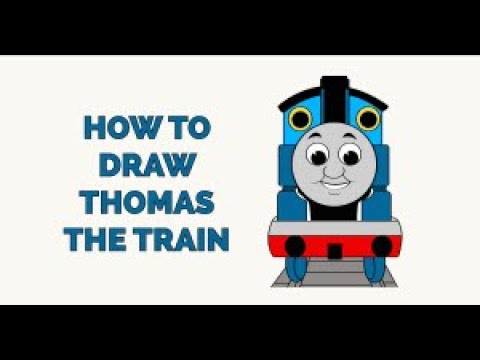 how to draw Thomas the train | draw Thomas the train | Thomas the train ...