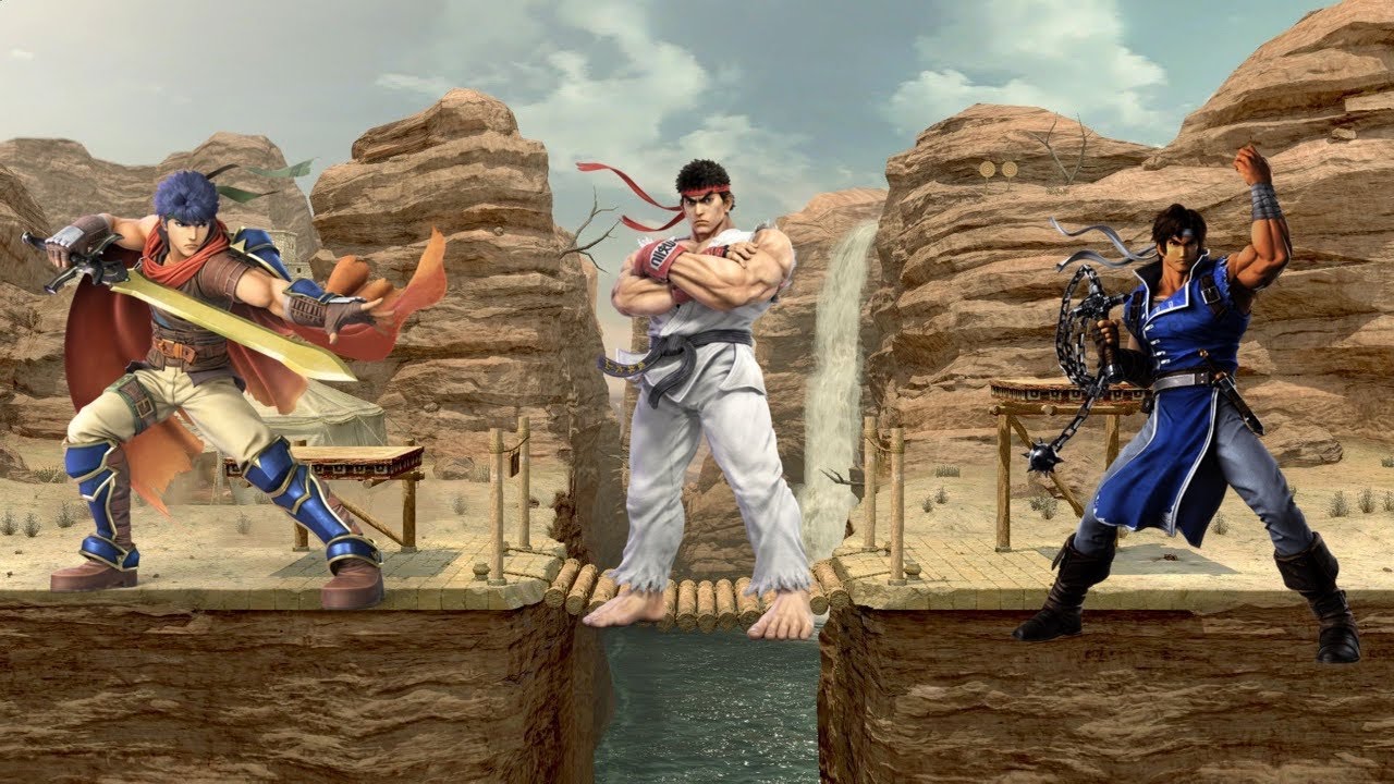 SSBU - Ike (me) vs Ryu vs Richter - YouTube