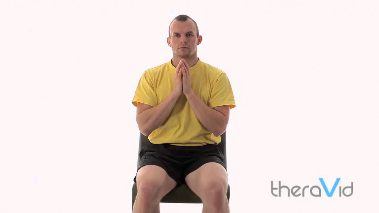 Bilateral Wrist Flexor Stretch - YouTube