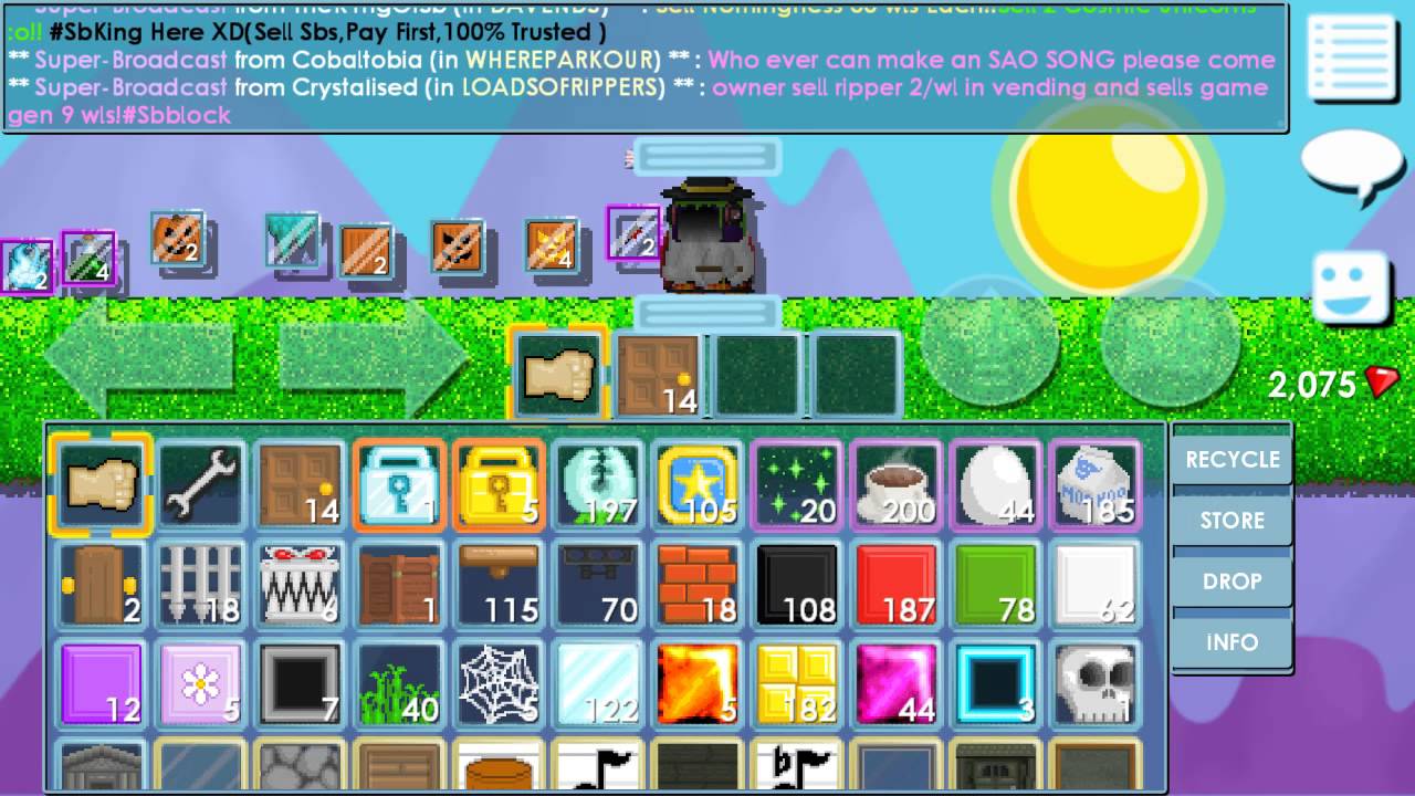 Growtopia | sacrificed 79 forcefield - YouTube