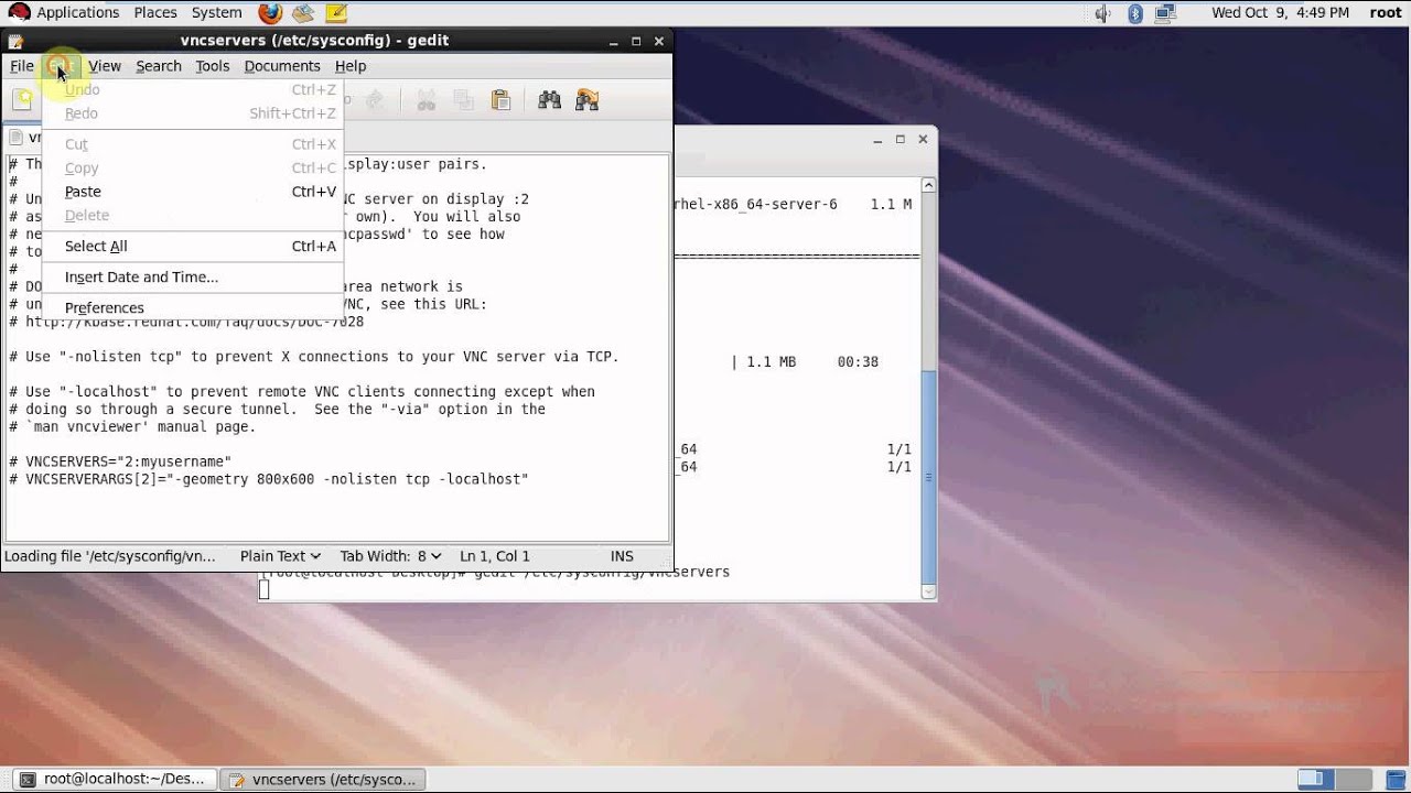 Part 1 15 Configuring Remote Desktop on RHEL 6 4 - YouTube