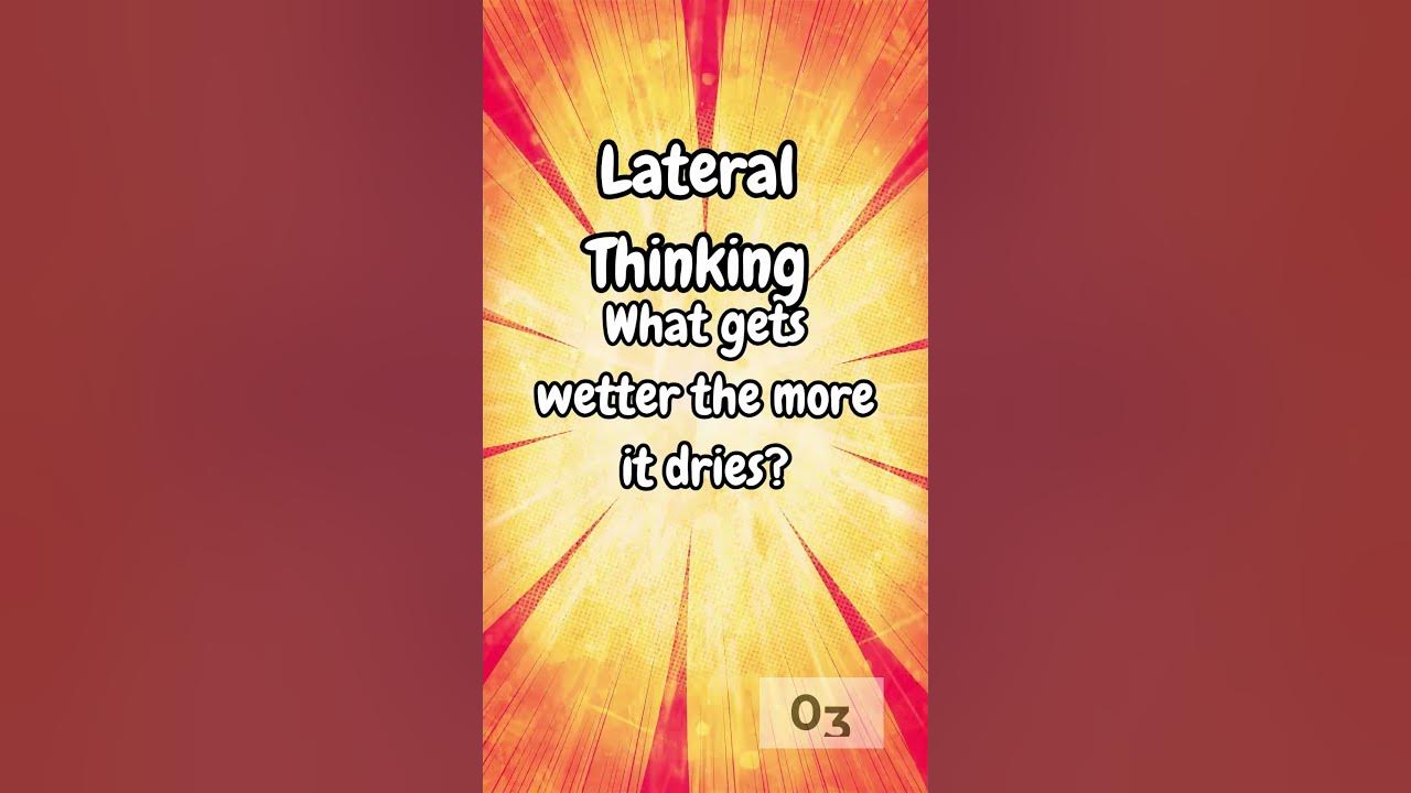 Lateral Thinking Puzzle - Brain Teasers - YouTube