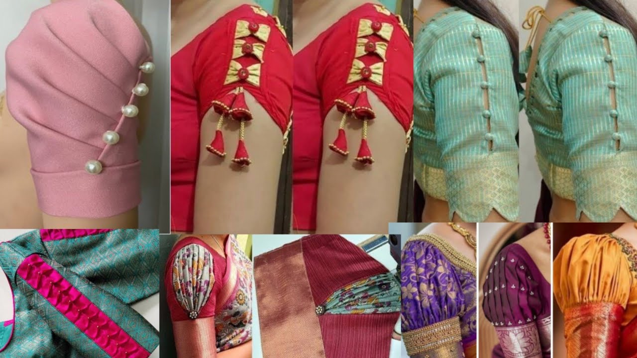 Beautiful Sleeves Designs Stylish Blouse Baju Design images Latest ...