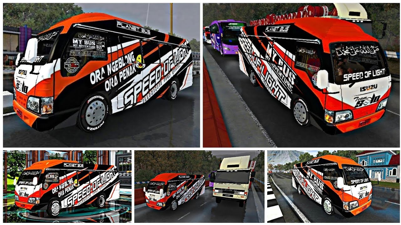 Livery JBHD rombak Elf Racing Speed of Light - YouTube