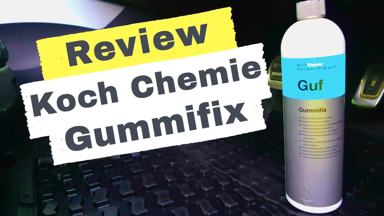 How to safely clean rubber car mats. No slip with Koch Chemie Gummifix ...