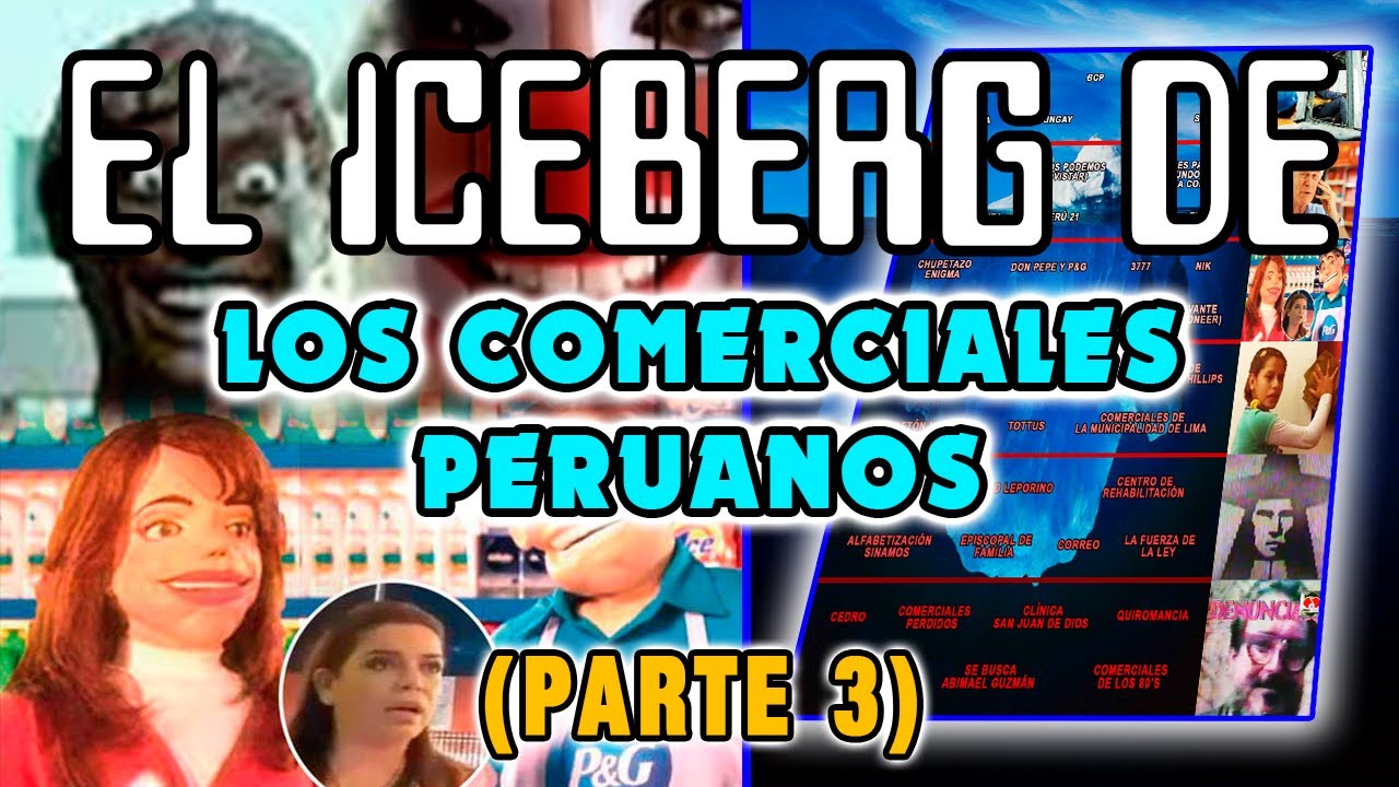 El Iceberg de los COMERCIALES PERUANOS (Parte 3) - YouTube