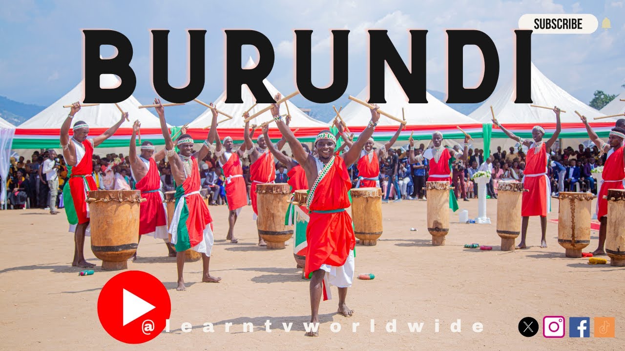 How to draw Burundi flag and Map | The Republic of Burundi flag and map ...