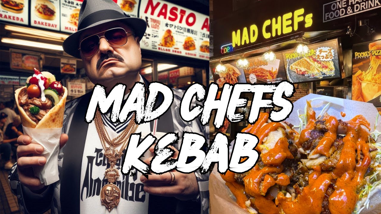 🥙BEST DONER KEBAB 🇯🇵 Review#24 MAD CHEFs, Ikebukuro, Tokyo #mukbang # ...