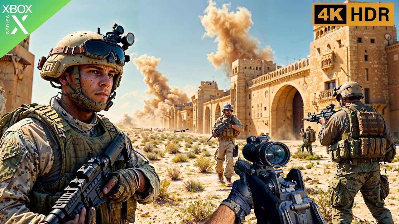 US MARINES ATTACK IRAQ WITH ALL FORCE | REALISTIC Graphics Gameplay COD ...