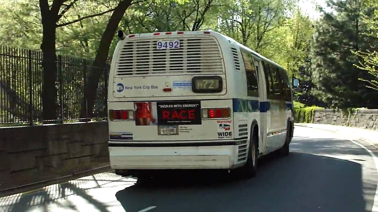 MTA New York City Bus 1997 NovaBus RTS-06 9492 On The M72 @ 5th Avenue ...