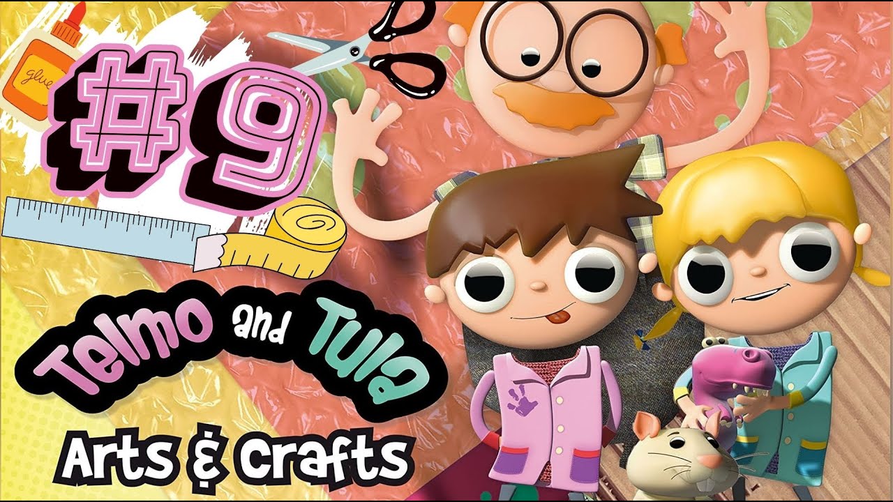 Arts and Crafts for kids. Telmo & Tula #9 Notebook DIY - YouTube