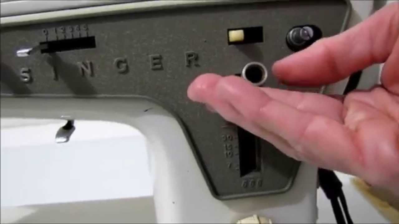 Maquina Singer 666 Multiponto - Como Passar A Linha E Funções Dela ...