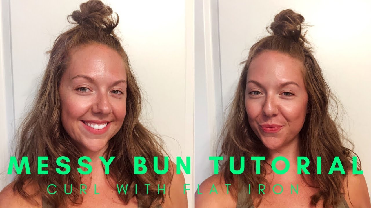 Messy Bun | Beach Hair Tutorial - YouTube