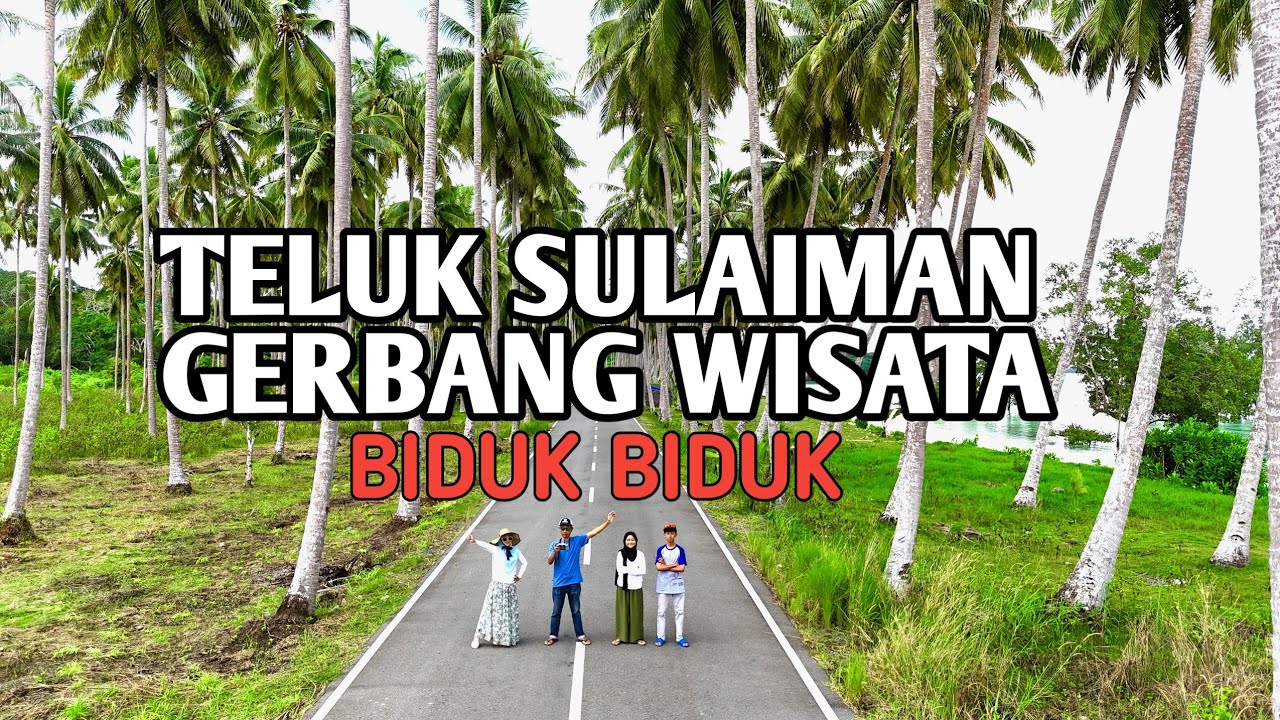 WISATA KE BIDUK BIDUK MENYISIR PANTAI MELIHAT KEINDAHAN POHON KELAPA ...