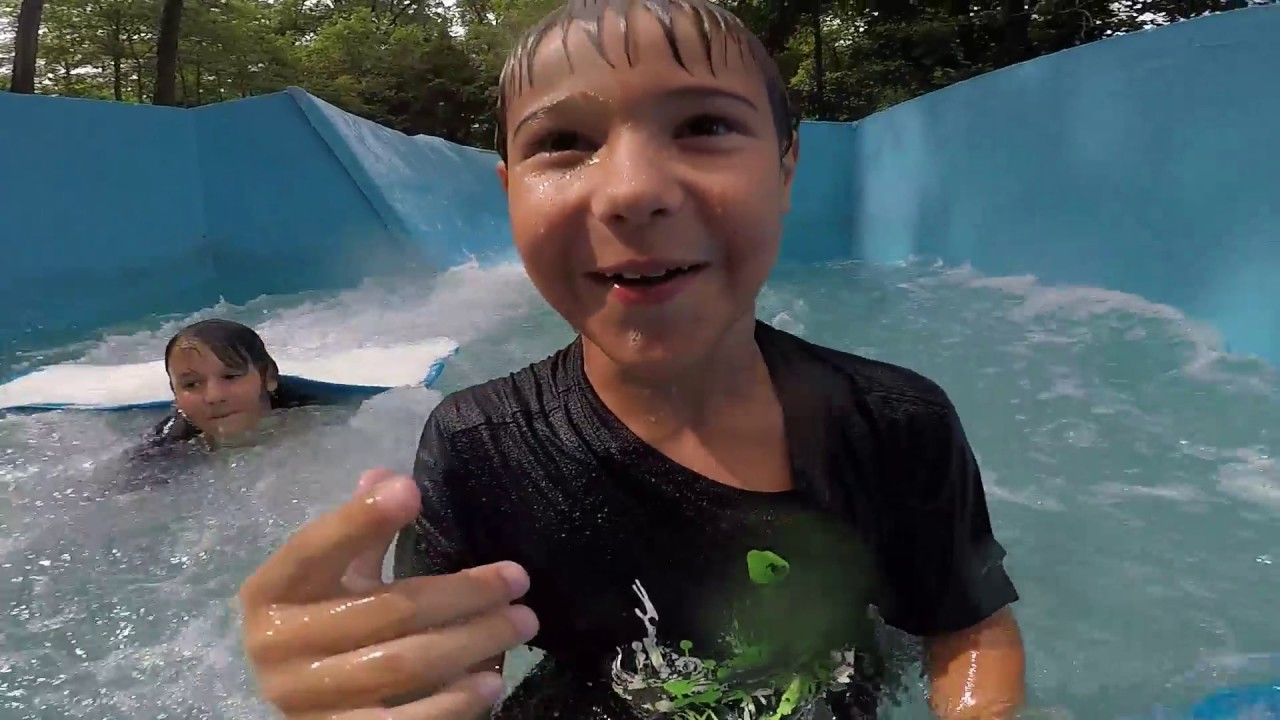 Beebe's Roaring River Waterslide - YouTube
