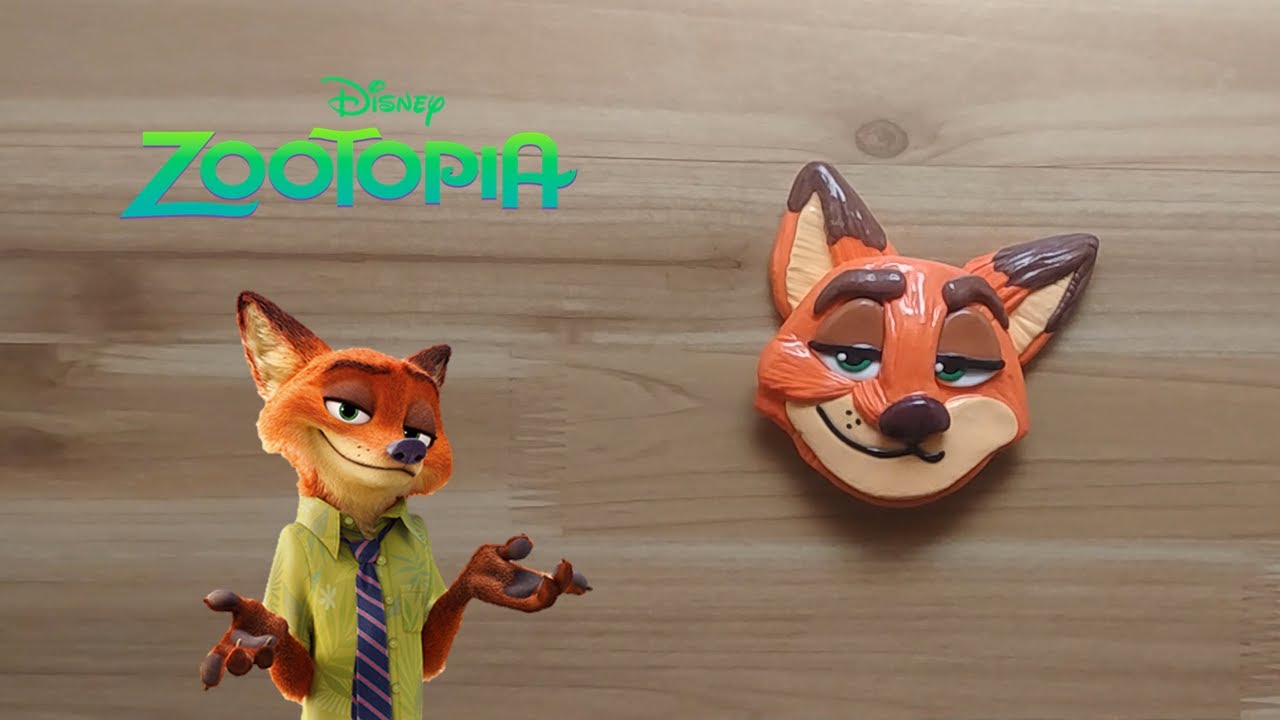 Zootopia Nick clay cracking making 주토피아 닉 클레이로 만들기 - YouTube