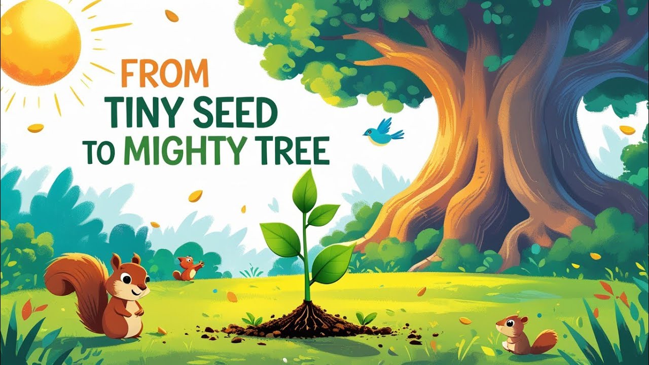 🌱 From Tiny Seed to Mighty Tree | A Heartwarming Kids’ Story on Growth ...