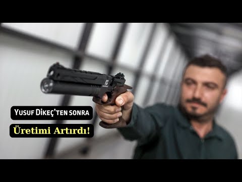 Havalı hedef tabancası imal eden firma, Yusuf Dikeç pozunun ardından üretimini artırdı