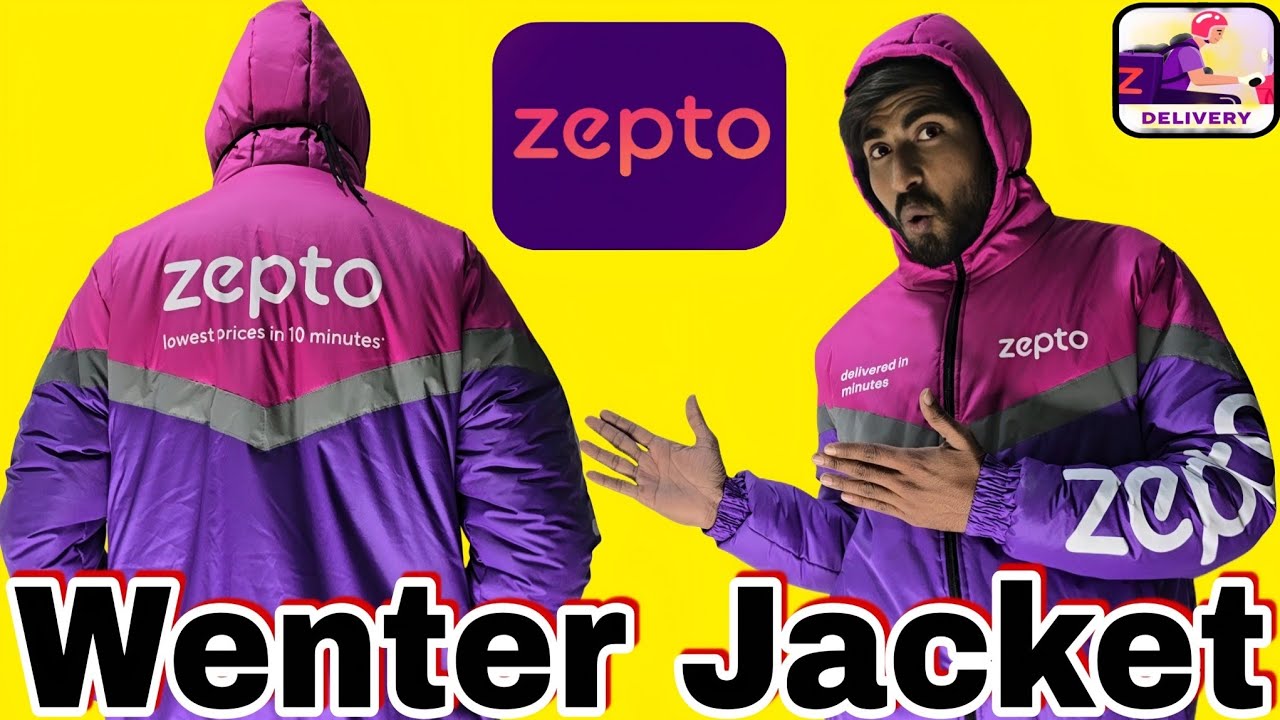 Zepto Winter Jacket || Zepto Partner Jacket || Zepto Delivery Boy ...