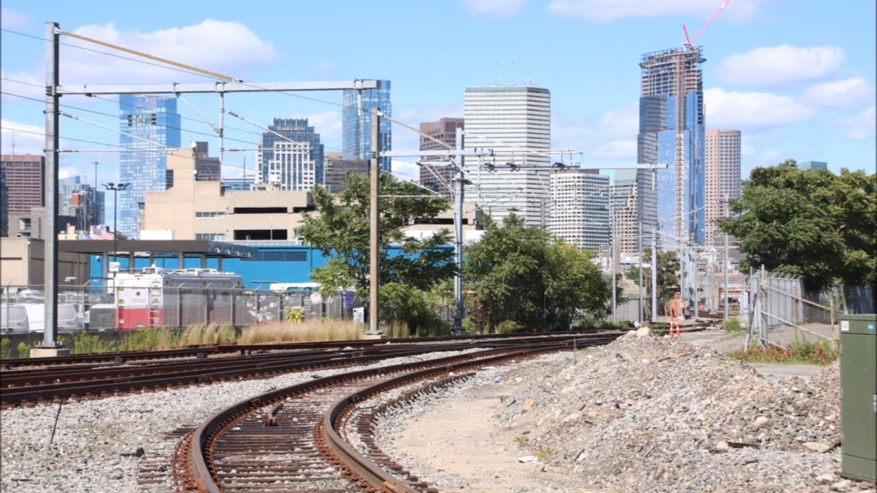 Boston's next railyard - MBTA Widett Circle layover - YouTube