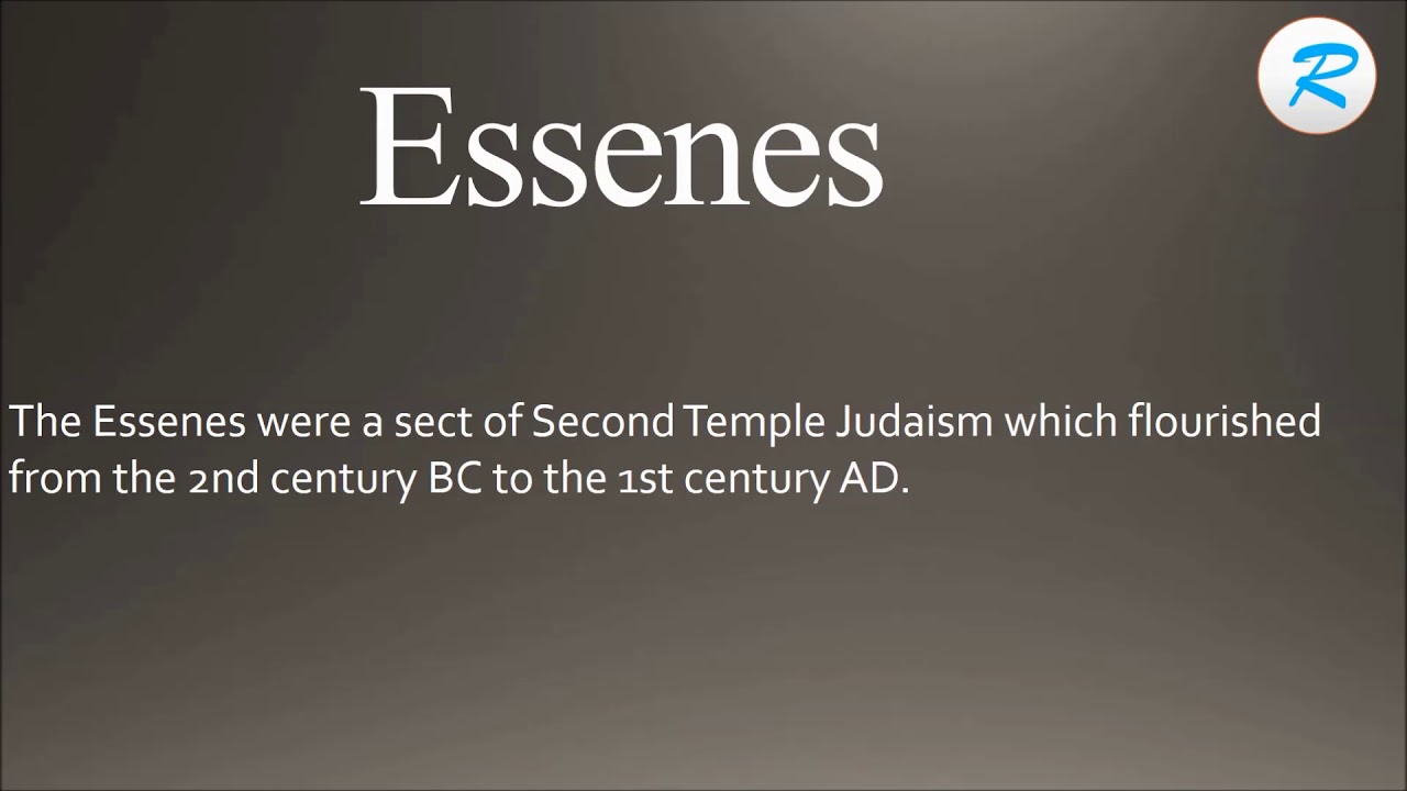 How to pronounce Essenes - YouTube