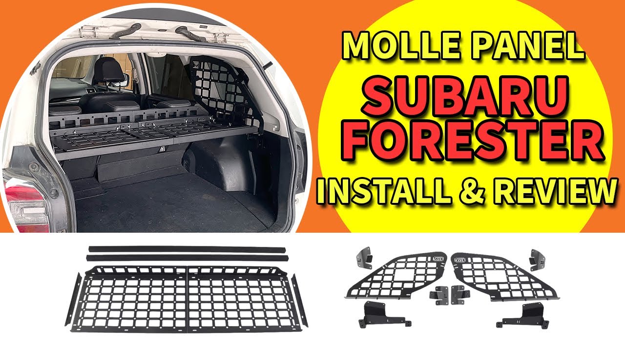 2013-2018 Subaru Forester Molle Panel System + Shelf *Install & Review ...