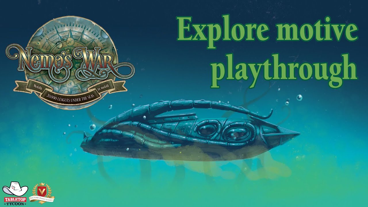 Nemo's War (2nd Edition) - Explore motive playthrough - YouTube
