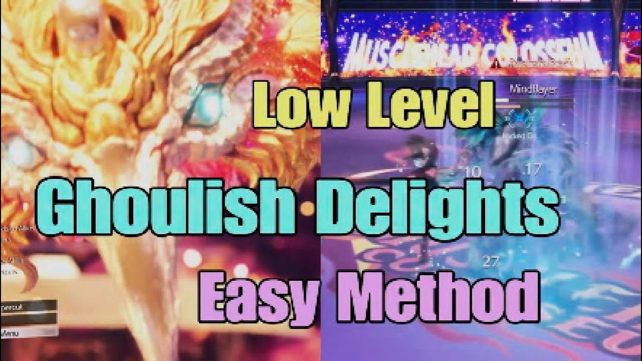 Rebirth Ghoulish Delights at Low Level Easy Method Tifa and Cloud Final ...