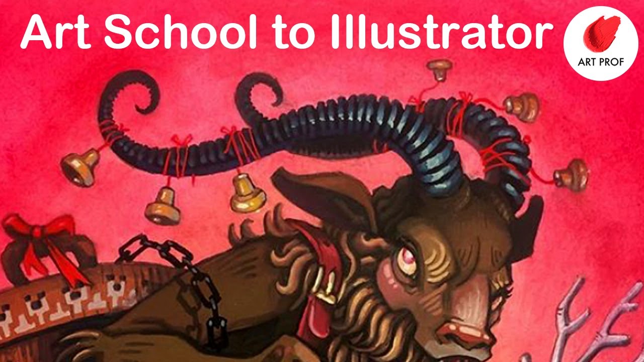 How I Became an Illustrator after Graduating from Art School - YouTube