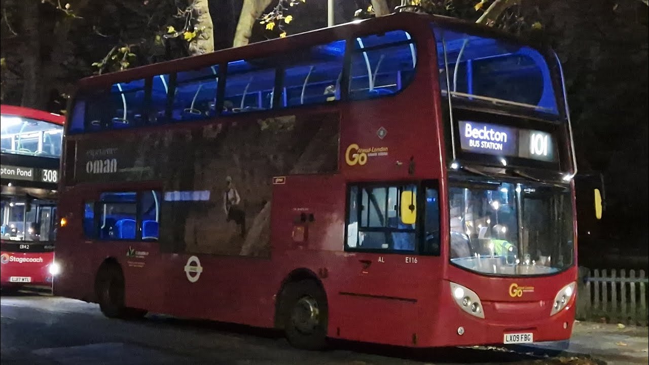 Go-Ahead London E116 LX09FBG Bus Route 101 | ADL Enviro 400 Trident ZF ...