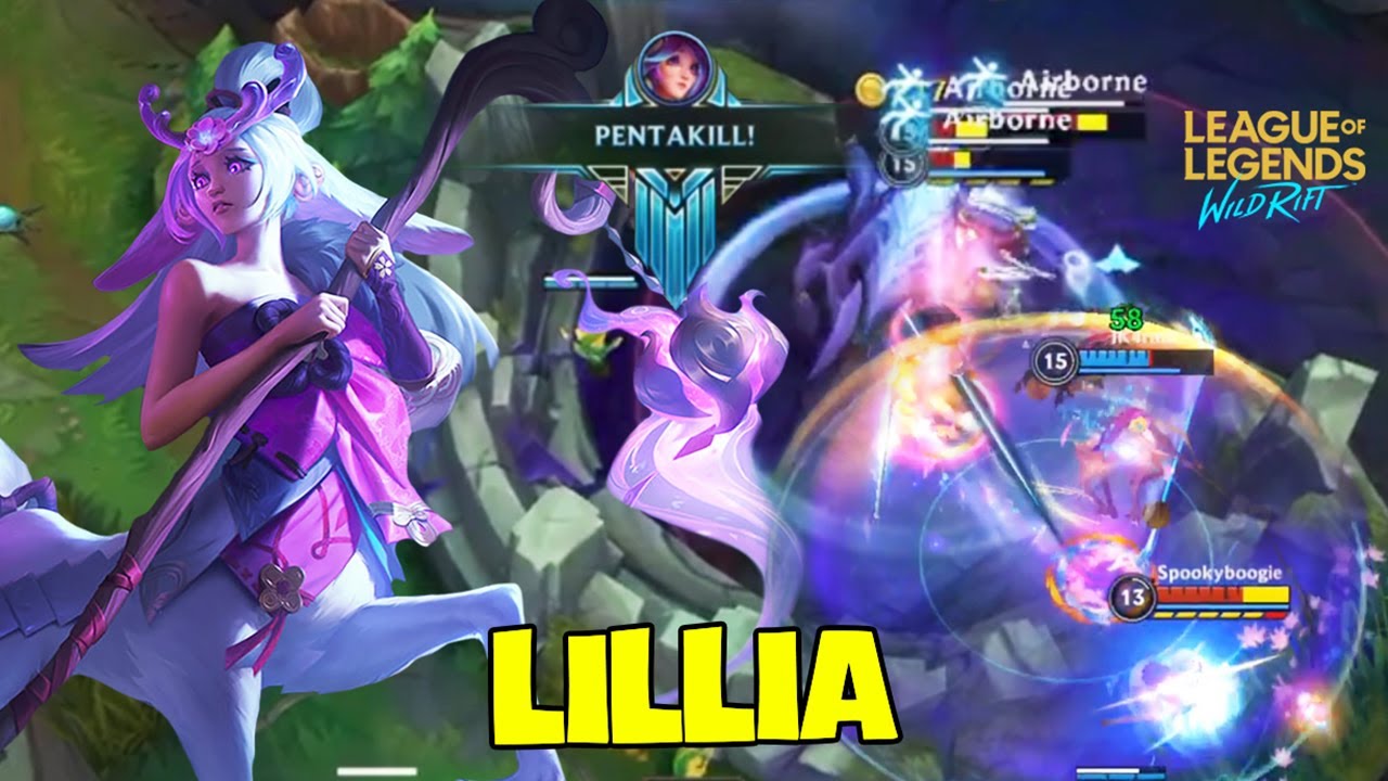 Wild Rift LILLIA Montage - Best LILLIA Plays | LoL Wild Rift Montage ...