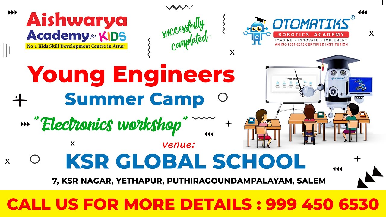 ROBOTICS WORKSHOP | AT KSR GOBAL SCHOOL | YETHAPUR | Aishwarya Academy ...