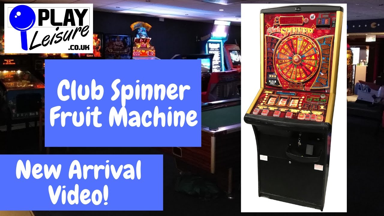 Stunning Club Spinner Fruit Machine - £250 Jackpot - Now available ...