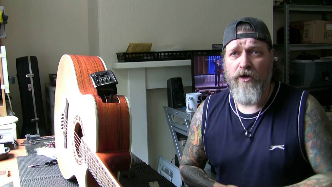 Crafter GAE-15/N preamp replacement and set-up (Part 1)... - YouTube